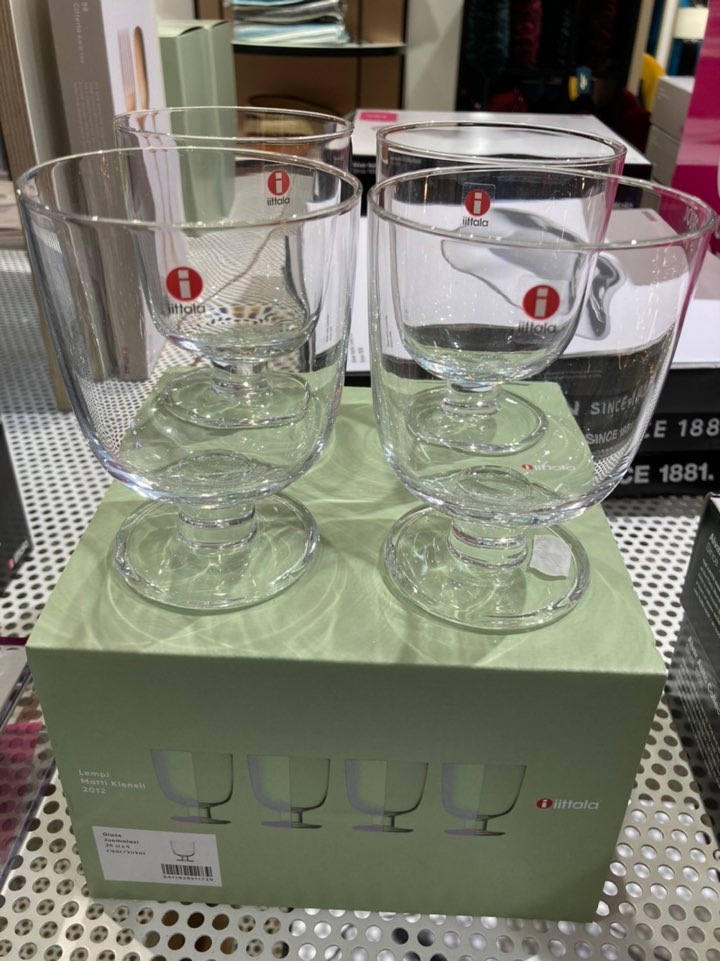 [iittala] 램피 유리잔 4개 세트 Lempi Glass 34 cl 4 pcs clear | 상품 상세 | 크로켓