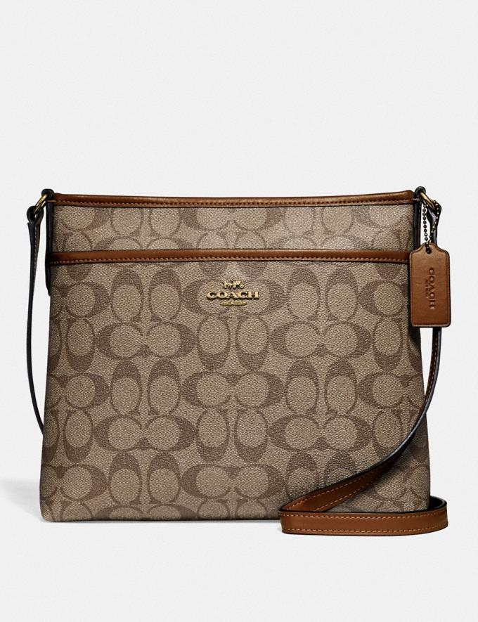 [블랙프라이데이] 코치 COACH 70% 세일(4컬러) File Crossbody In Signature Canvas | 상품 상세 | 크로켓