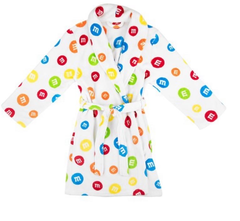 [M&M's] YOUTH GIRLS M&M’S WHITE FUZZY ROBE | 상품 상세 | 크로켓