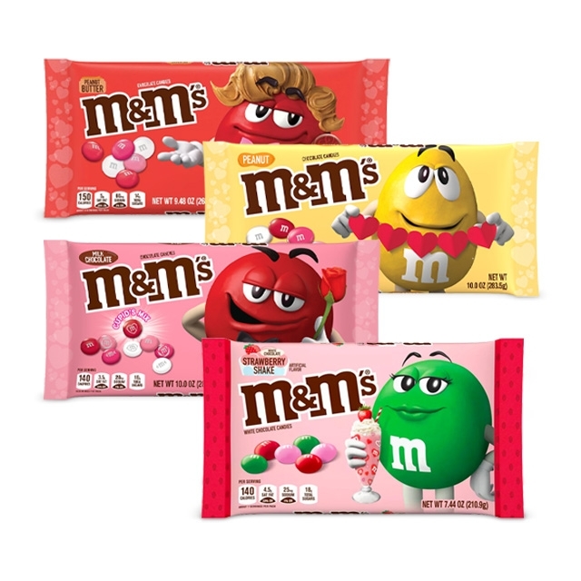 M&m 앰엔엠즈 발렌타인 밀크초콜릿 4종 283g | 상품 상세 | 크로켓