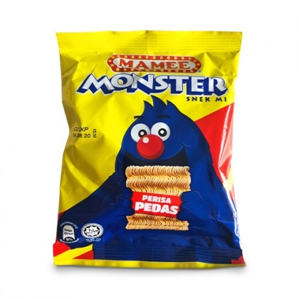 Mamee Monster Hot and Spicy Noodle Snack 25g x 8개들이 × 3패키지 | 상품 상세 | 크로켓