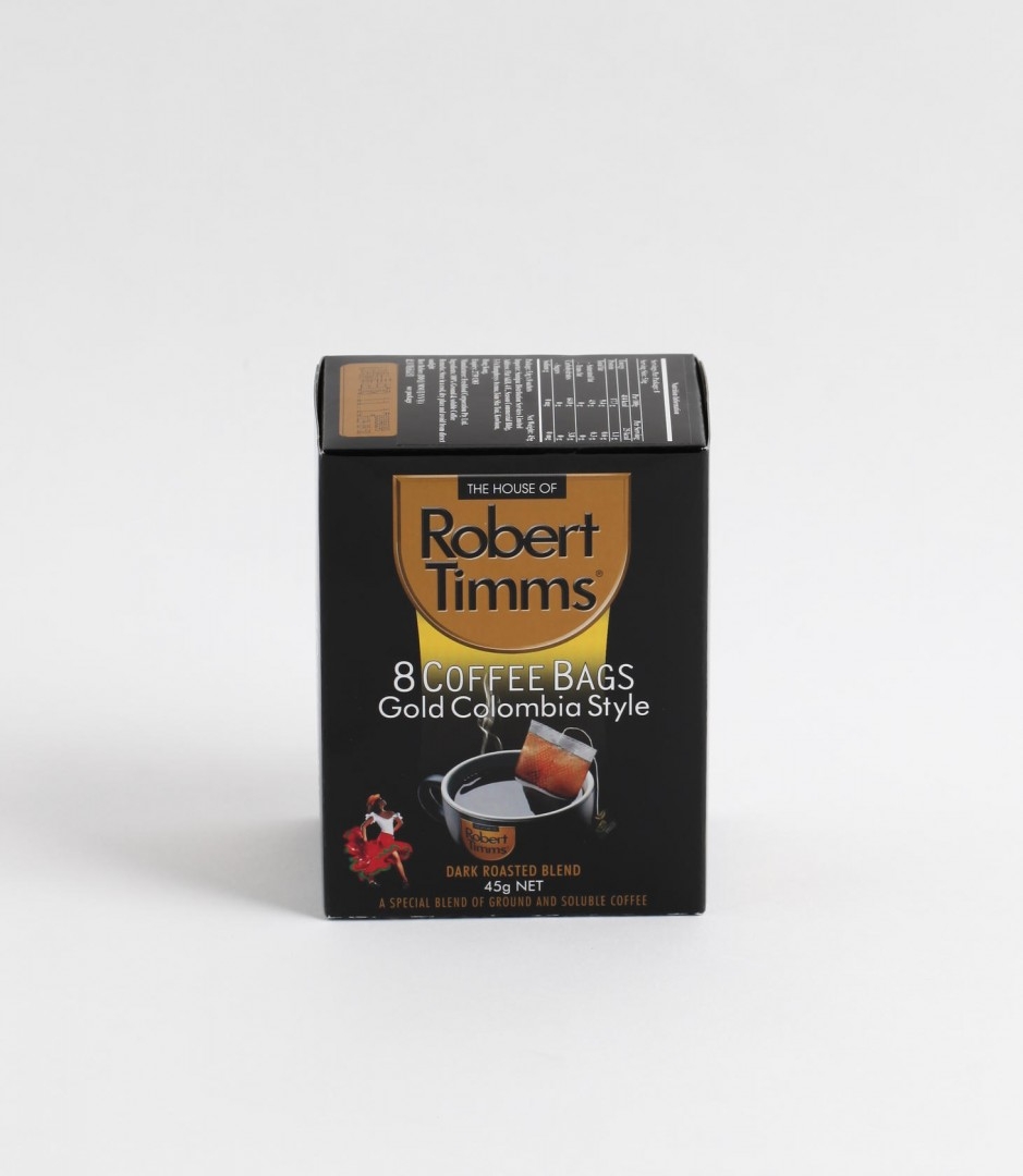 The House of Robert Timms Gold Colombia Style Dark Roasted Blend Coffee ...