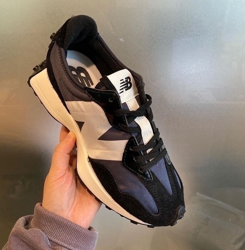 [마지막수량] 뉴발327 에나멜블랙 235사이즈 NEW BALANCE 뉴발란스 WS327SFC BLACK | 상품 상세 | 크로켓