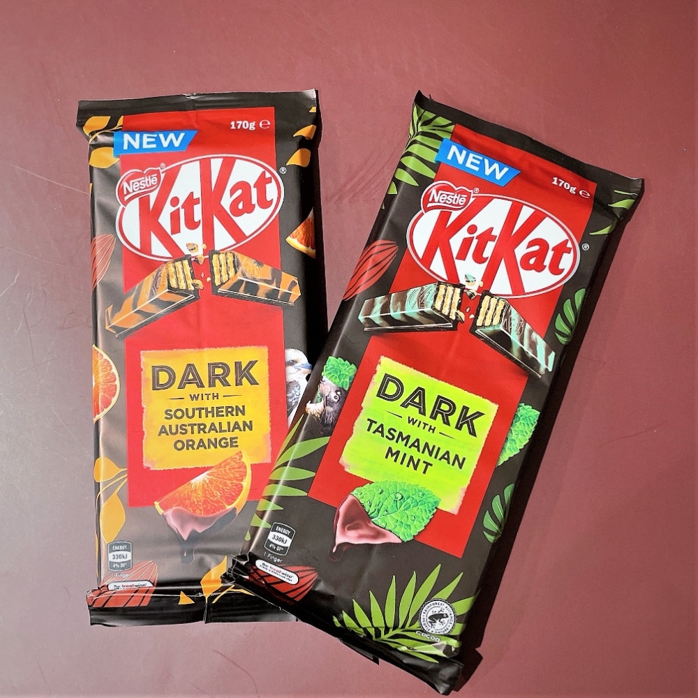 호주한정판 네슬레 킷캣 다크 민트/다크 오렌지 170g Nestle Kit Kat Mint Dark/Orange ...