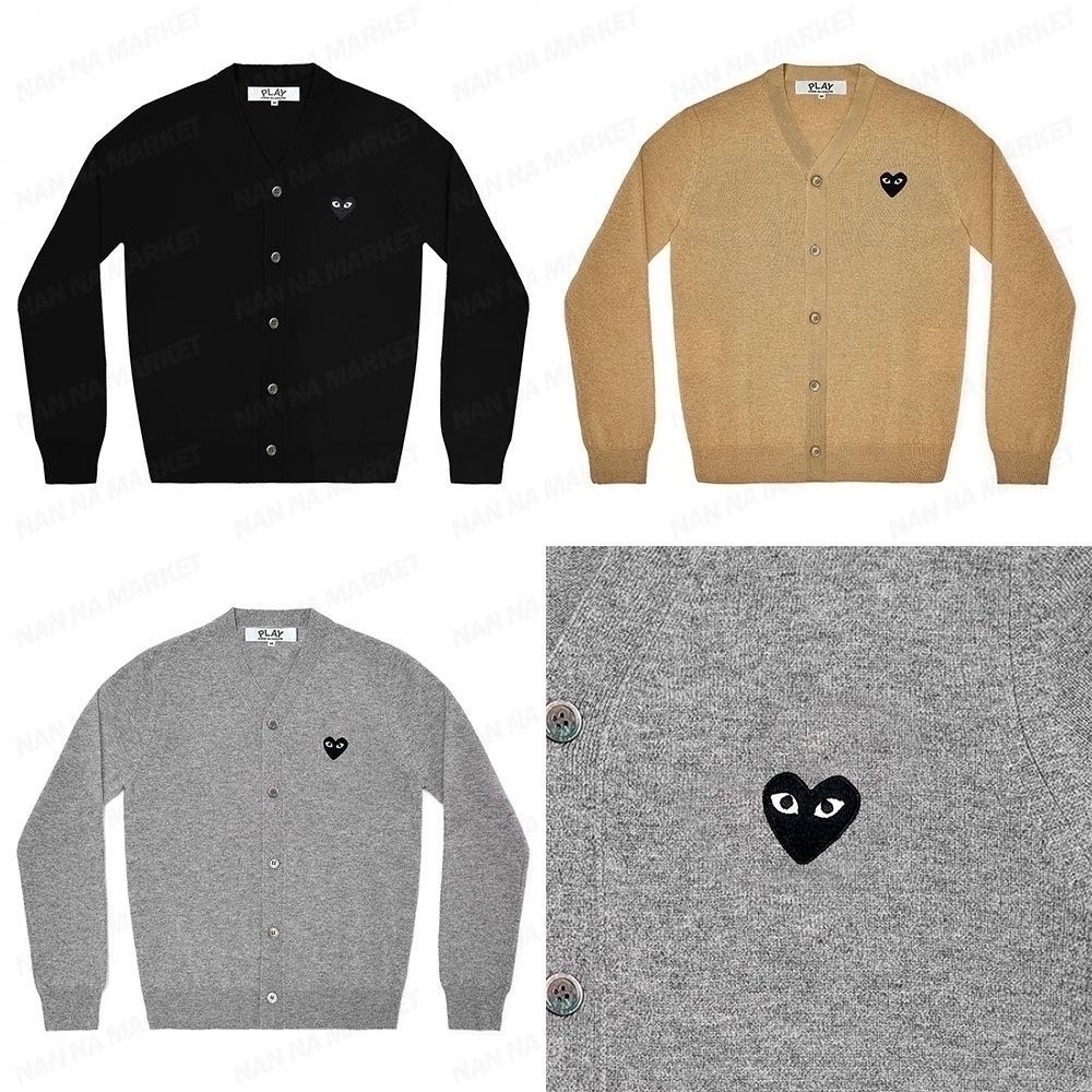 꼼데 가르송 블랙와펜 가디건 남성용 3컬러 AZ-N024-051