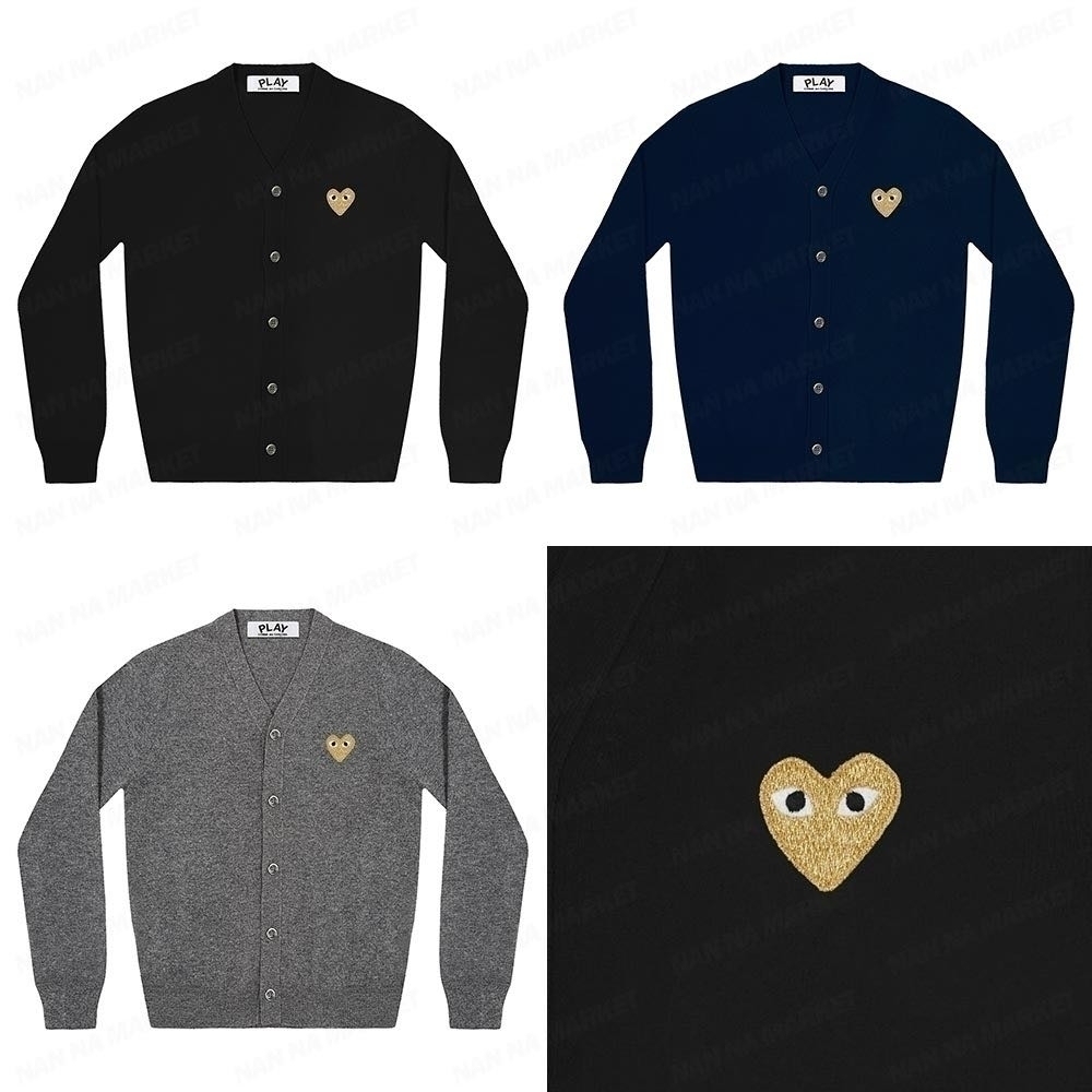 [배송비 100원] 꼼데 가르송 골드와펜 가디건 남성용 3컬러 AZ-N050-051 | 상품 상세 | 크로켓