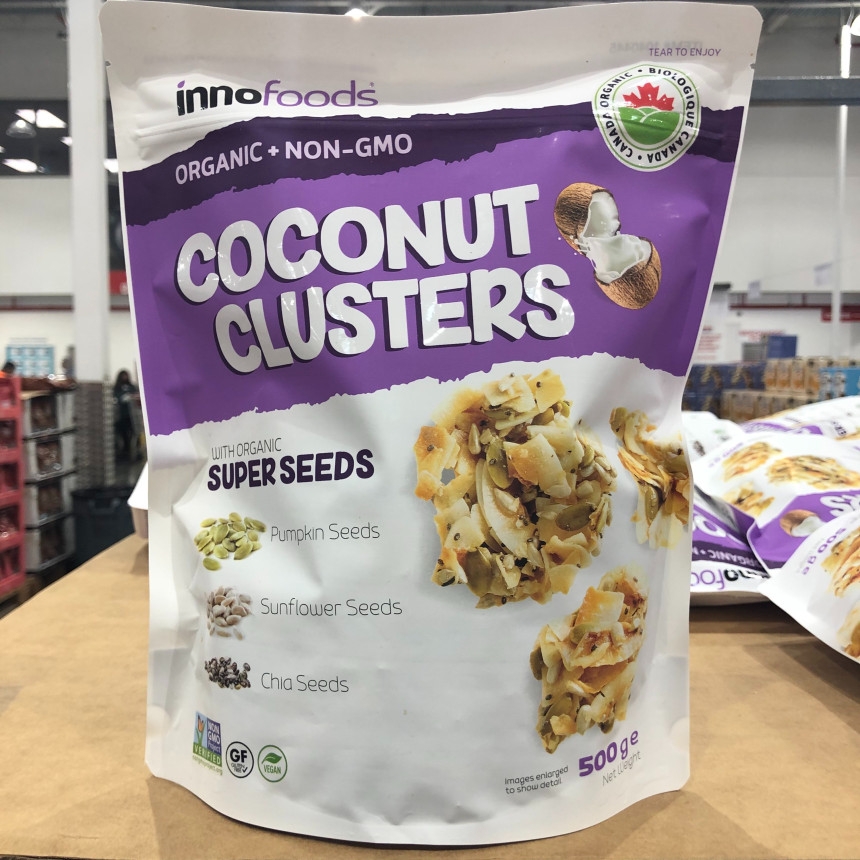 이노푸드 오가닉 코코넛 크러스터 Inno Foods Organic Coconut Clusters with Super Seeds ...
