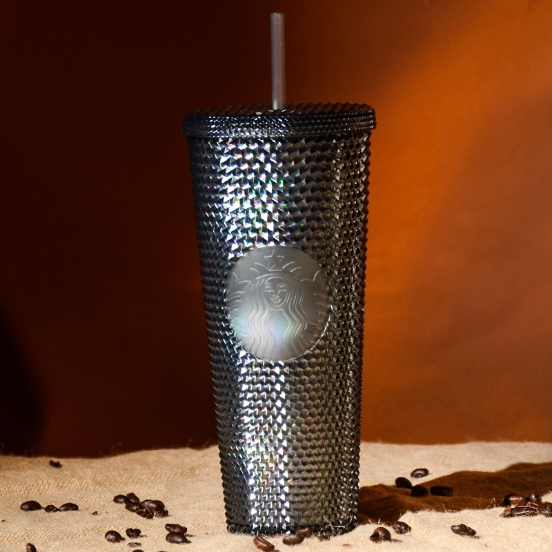 스타벅스 중국 2021 할로윈MD 블랙 오일슬릭 지압텀 두리안컵 PP소재 대용량 빨대컵 콜드컵 710ml (10/12출시) | 상품 상세 | 크로켓