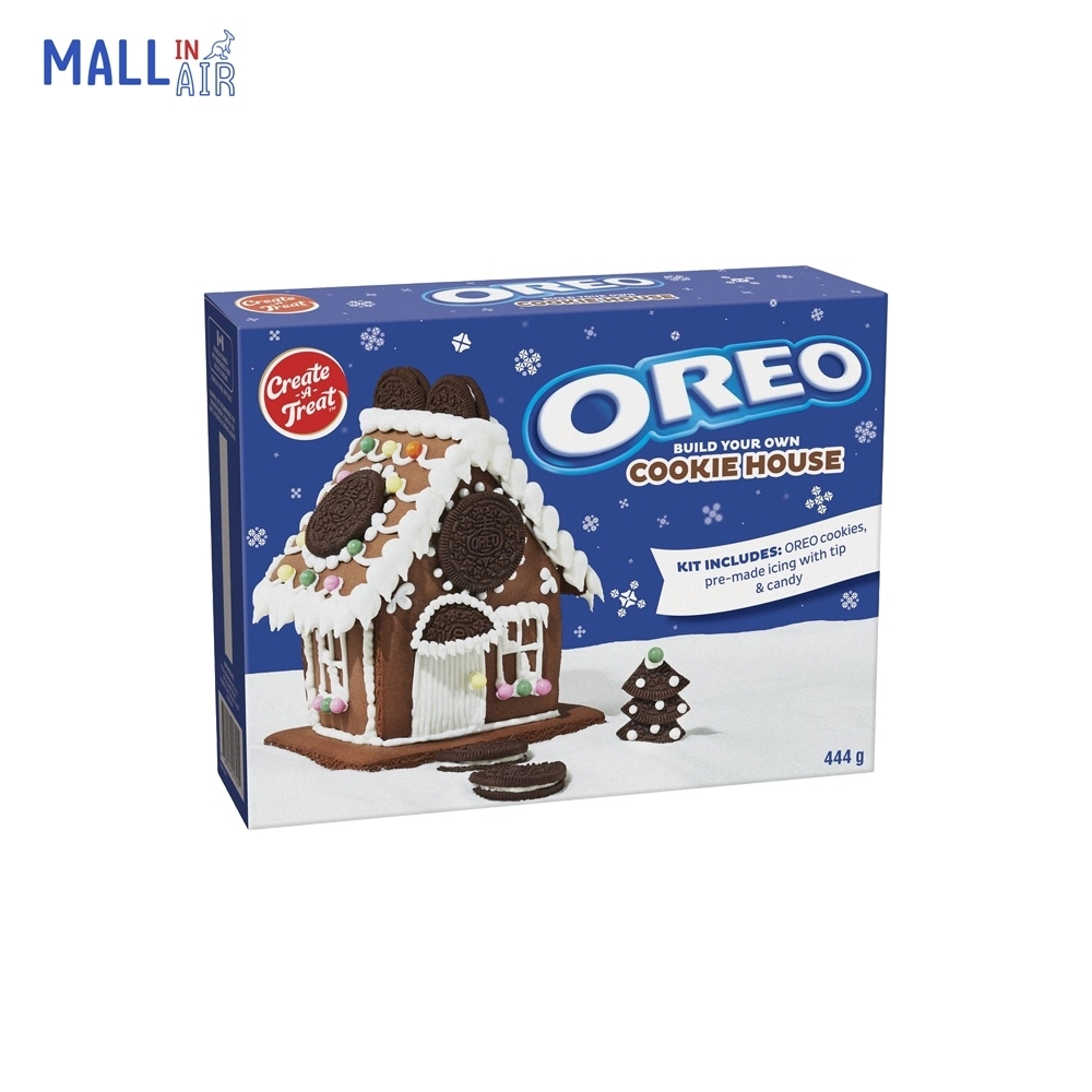 호주 오레오 Oreo 크리스마스 쿠키 하우스 Cookie House Kit 만들기 키트 444g | 상품 상세 | 크로켓