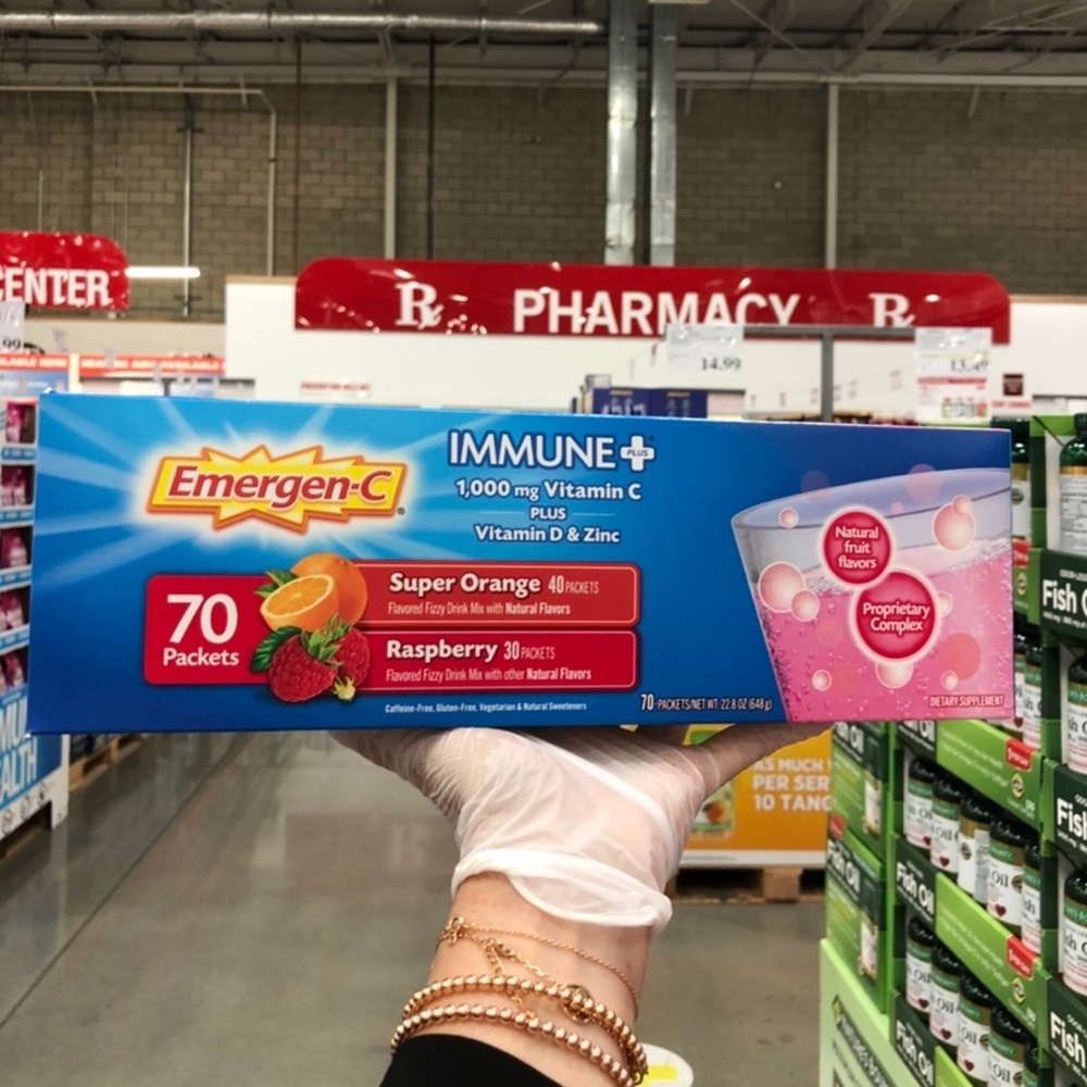 코스트코 이머전씨 스파클링 발포 비타민C 1000mg 라즈베리/ 오렌지 맛 70개입 | 상품 상세 | 크로켓