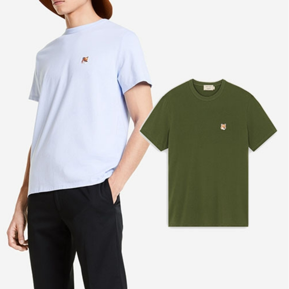 메종키츠네 남성 폭스해드 패치 클래식 반팔 티셔츠 GM00115KJ0010 (2컬러) | 상품 상세 | 크로켓