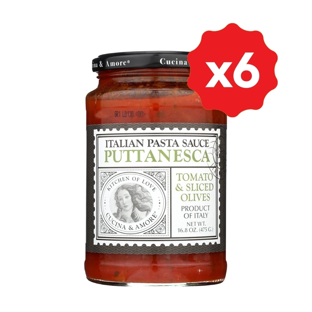 쿠치나앤아모레 토마토 푸타네스카 파스타 스파게티 소스 475g X 6개 묶음 | 상품 상세 | 크로켓