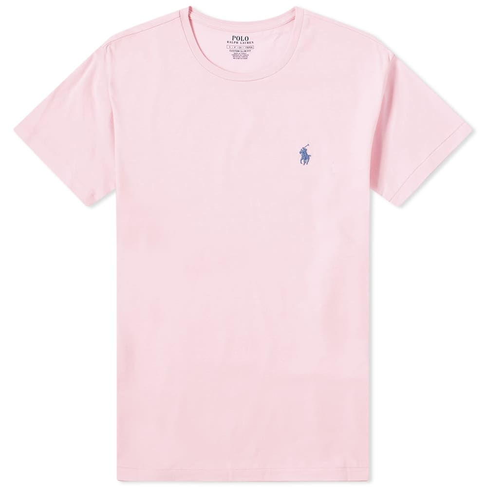 [폴로랄프로렌] 남성 스카이 포니 커스텀슬림핏 반팔티셔츠 (핑크) 710671438 145 | 상품 상세 | 크로켓