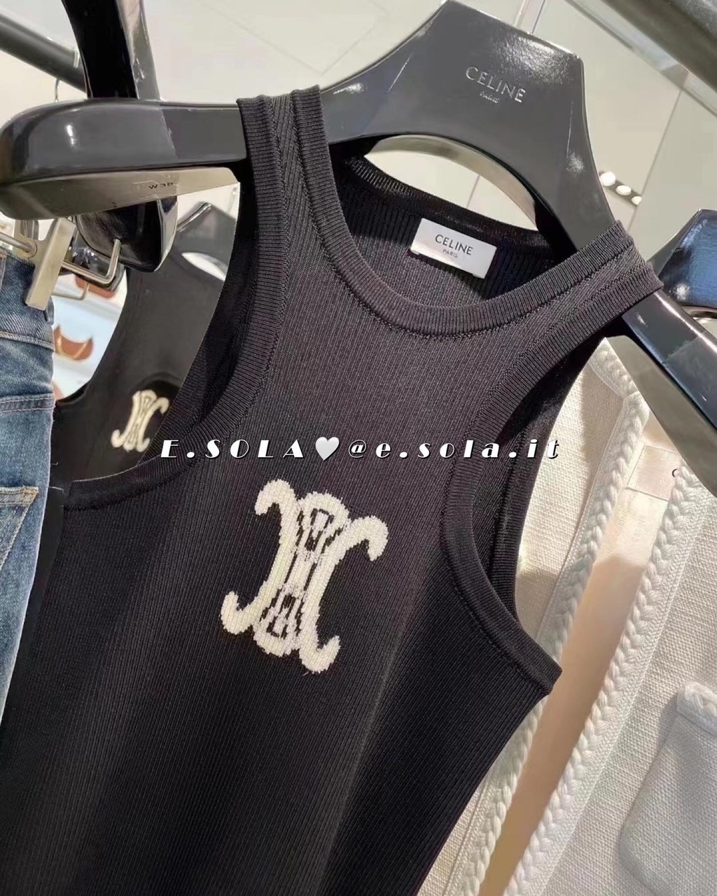 Celine 22SS 셀린느 실크 언더와이어 스포츠 드레스 2A47Y291R.38CR 블랙 / 크림 | 상품 상세 | 크로켓