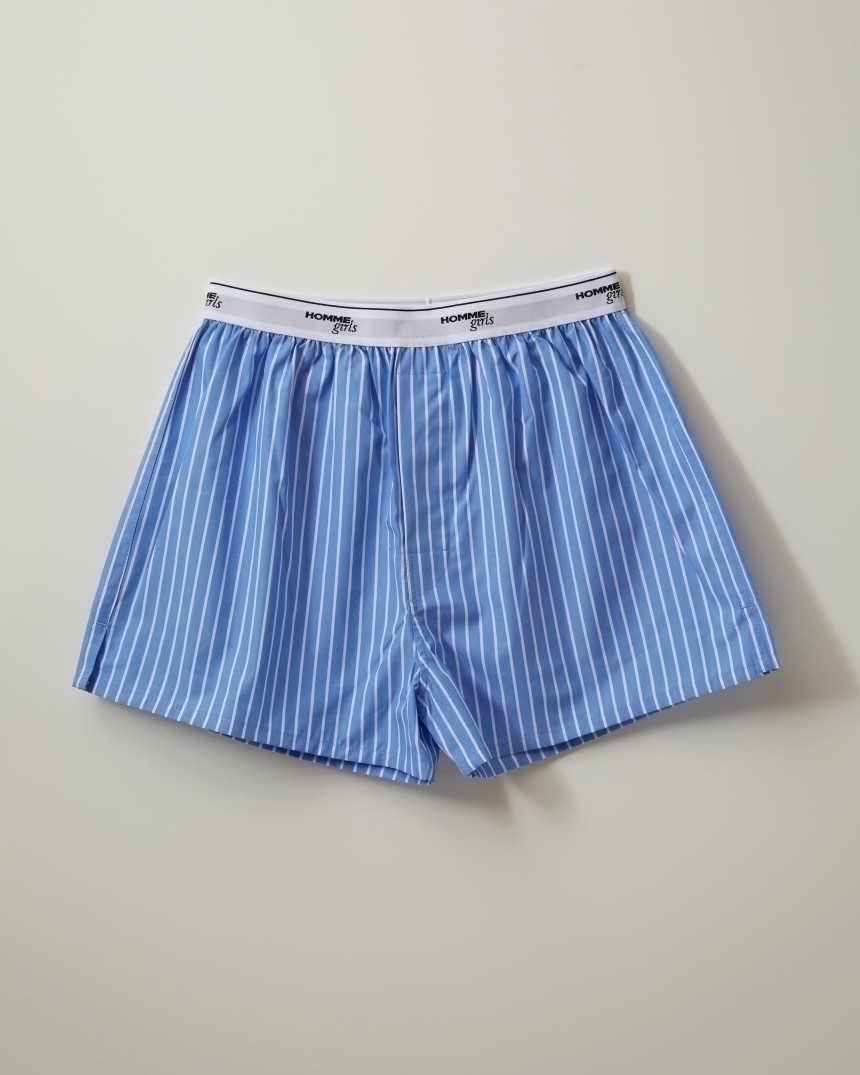 옴므걸스 클래식 스트라이프 박서 쇼츠 옴므걸즈 Homme girls classic stripe boxer shorts | 상품 ...
