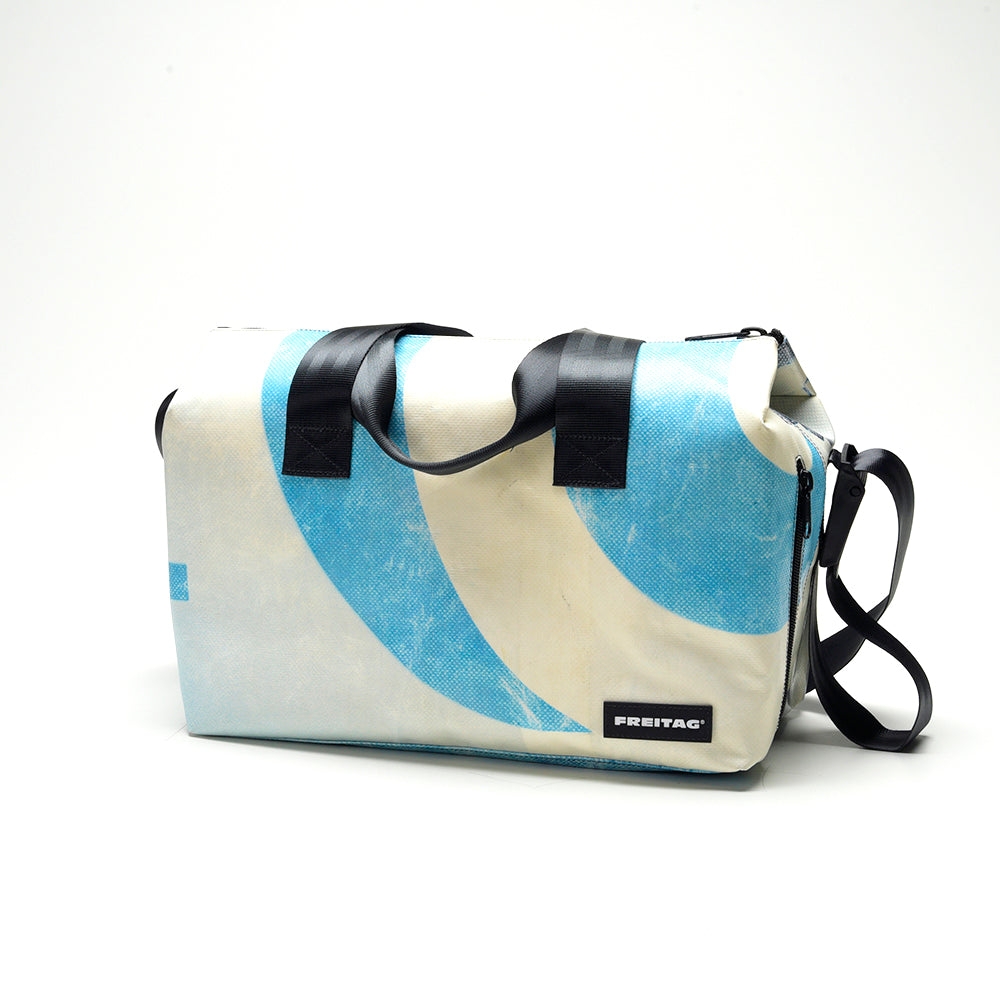 FREITAG 프라이탁 로이스 스포츠백 F45 Lois 스카이블루 전사 화이트