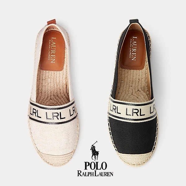 로렌랄프로렌 여성 LRL 로고 케이리 캔버스 에스파듀 | 상품 상세 | 크로켓