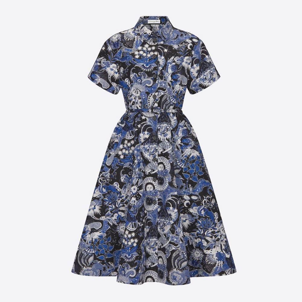 디올 벨트 미디 드레스 DIOR 241R45A3640 | 상품 상세 | 크로켓