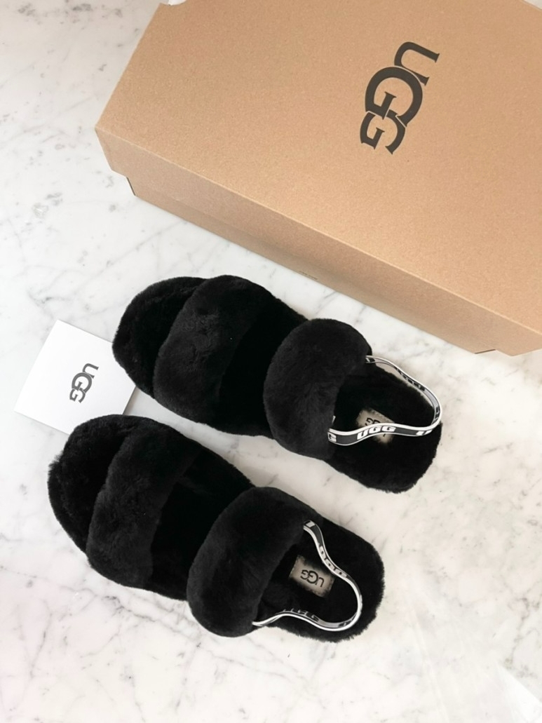 21FW UGG 어그 키즈 오 예 슬라이드 슬리퍼 샌들 블랙 US5(235), US6(245) | 상품 상세 | 크로켓