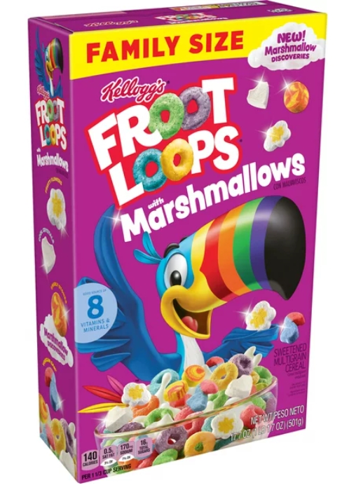 켈로그 FROOT LOOPS 마쉬멜로우 시리얼 501g | 상품 상세 | 크로켓
