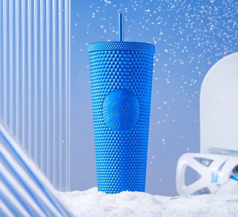 스타벅스 중국 공식몰 2022 크리스마스MD 매트 블루 지압텀 710ml pp소재 대용량 보온병 스타벅스지압텀 | 상품 상세 | 크로켓