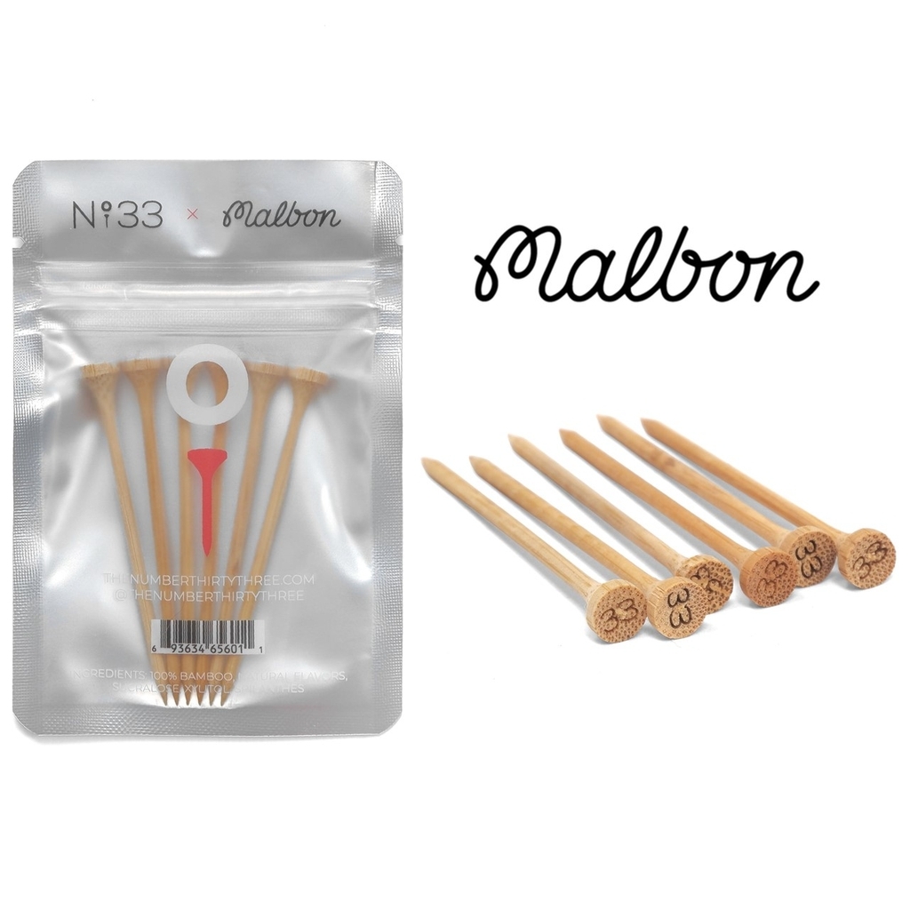 [국내최저가] No.33 x 말본 골프용품 티 픽 시나민트 골프 No.33 x MALBON Tee Pick Cinnamint ...