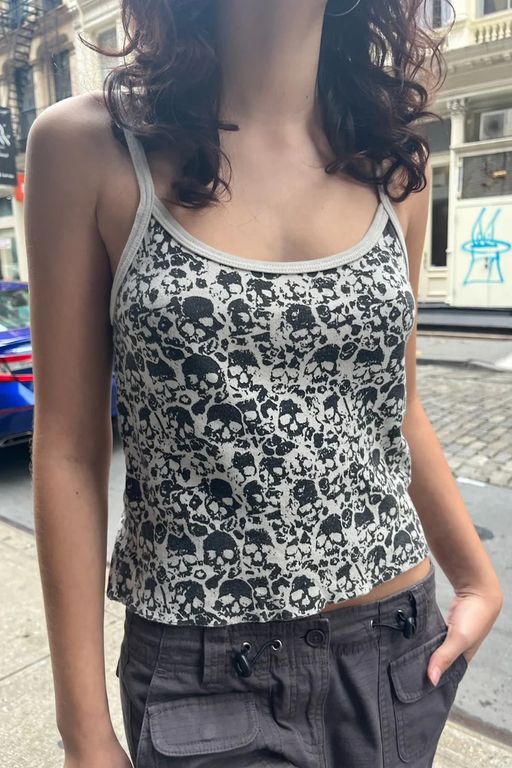 브랜디 멜빌 스카일라 스컬 탱크 탑 SKYLAR SKULLS TANK | 상품 상세 | 크로켓