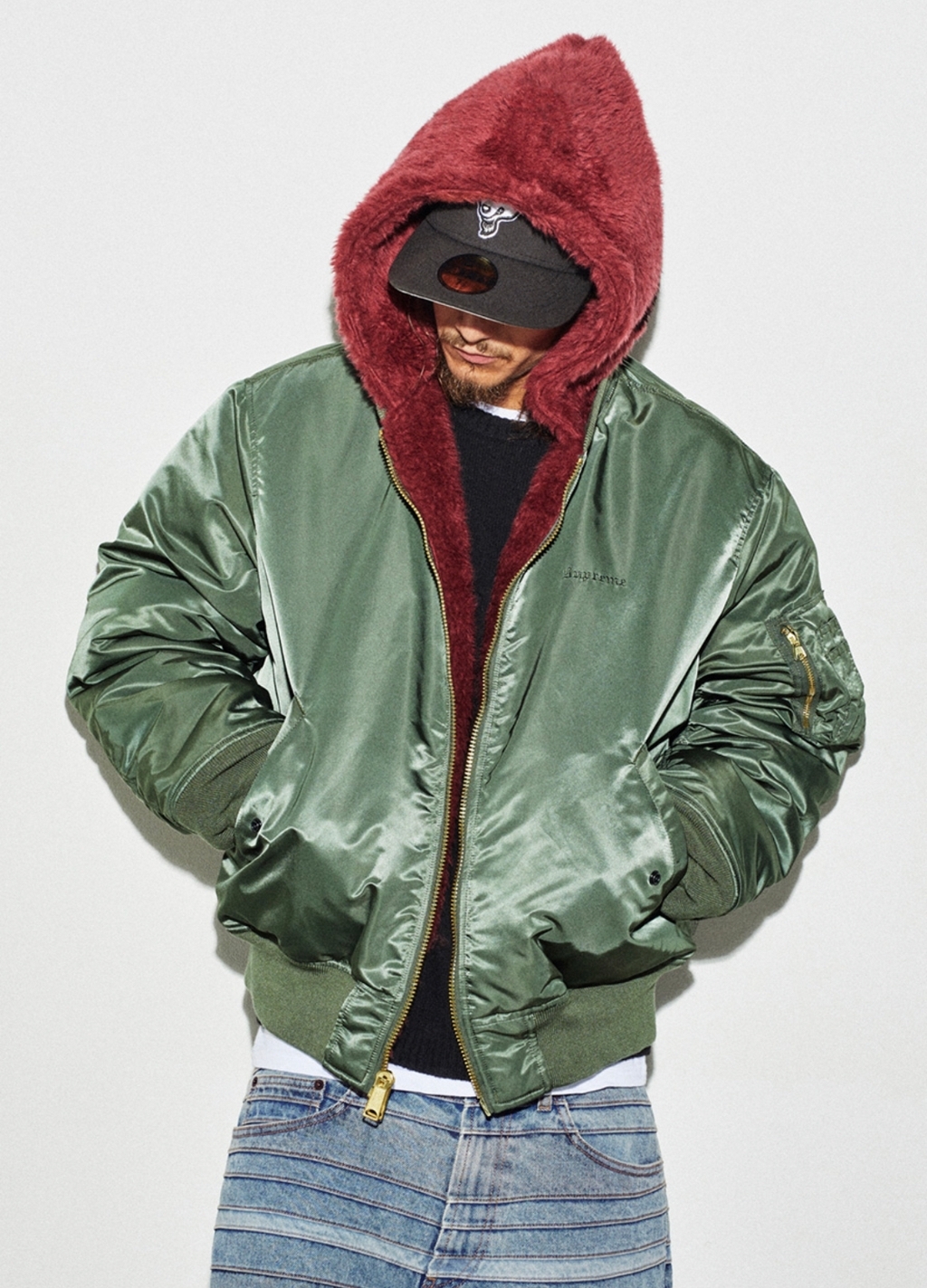 슈프림 인조 퍼 양면 자켓 MA-1 (3 컬러) 22FW | 상품 상세 | 크로켓