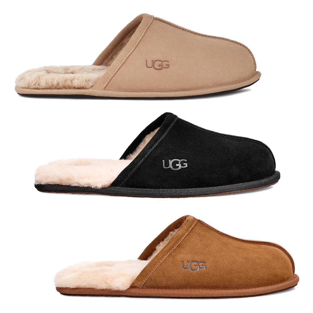 UGG 스커프 스웨이드 양모 방한 슬리퍼 샌드 블랙 체스트넛 1101111 | 상품 상세 | 크로켓