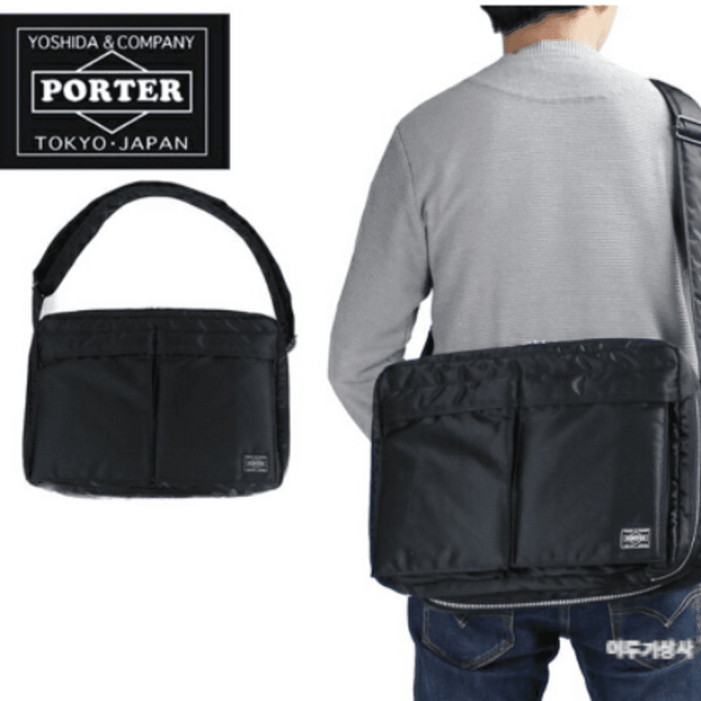 요시다 포터 탱커 숄더백 남성 2단구조 블랙 PORTER A4 사이즈 | 상품 상세 | 크로켓