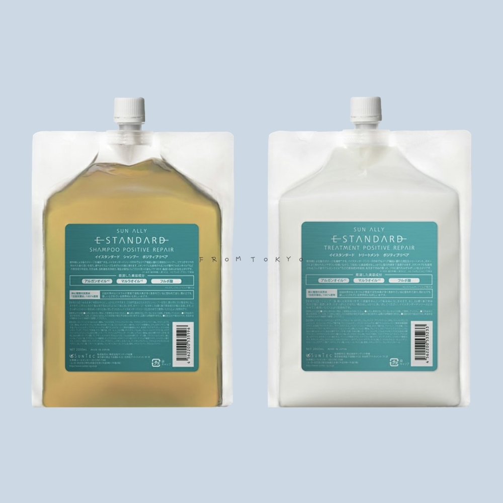 이스탠다드 E-STANDARD 포지티브 리페어 샴푸 / 트리트먼트 리필 2000ml | 상품 상세 | 크로켓